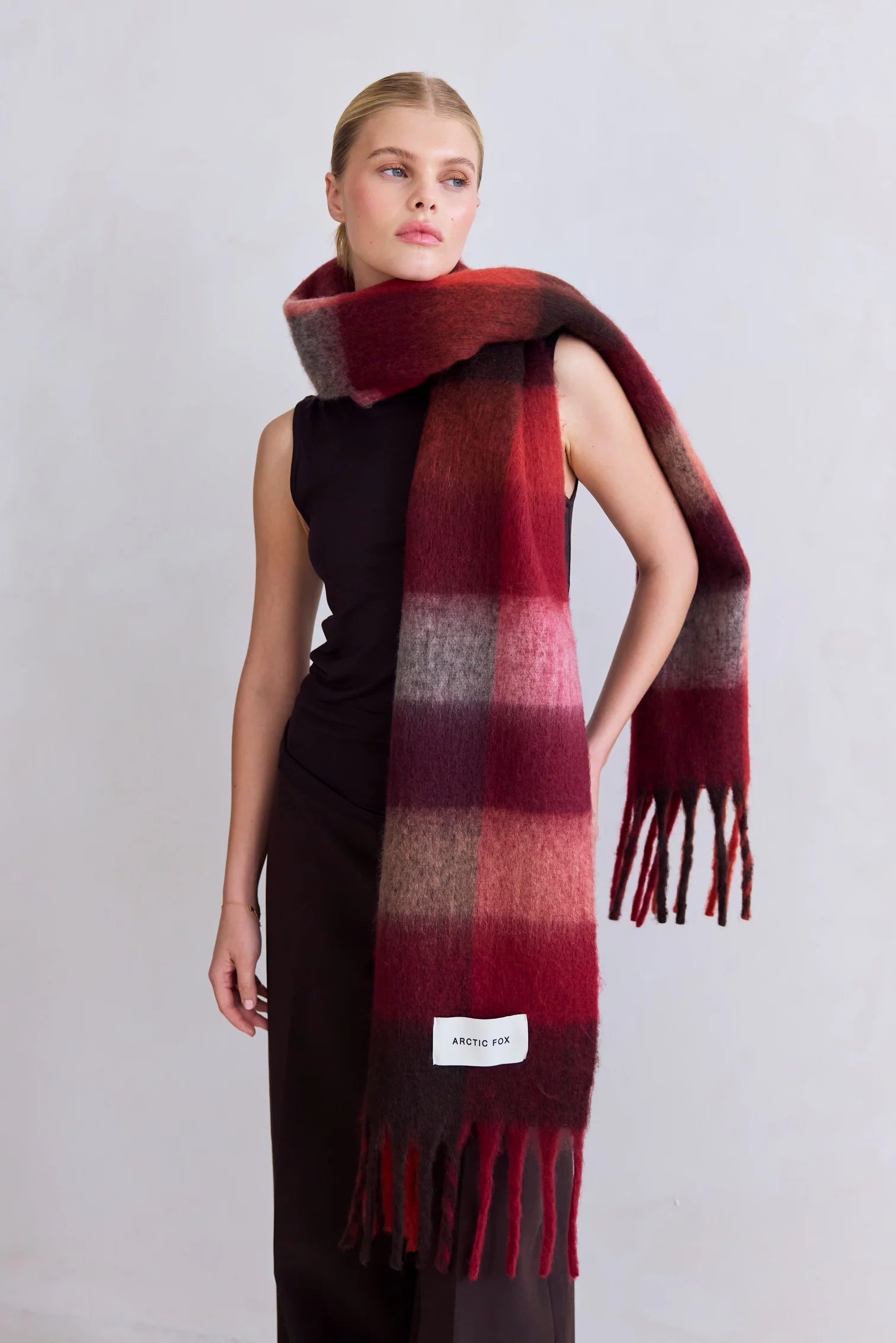 Arctic Fox Scarf -100% recycled – Botanologica